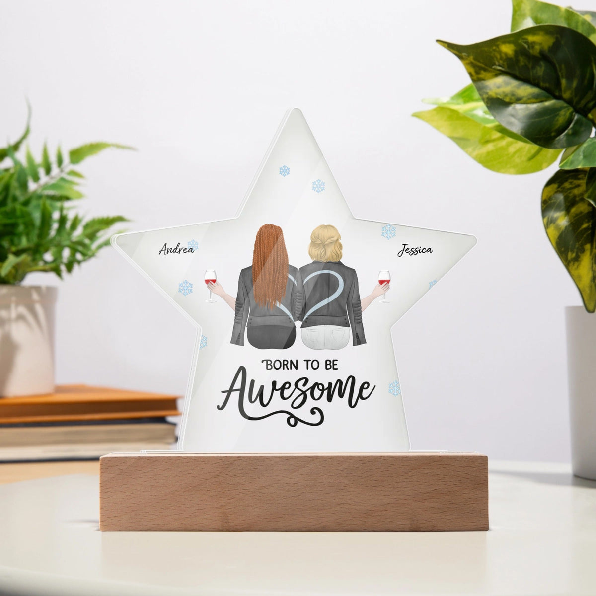Personalized Acrylic Star Plaque - Best Friends | All Personalization