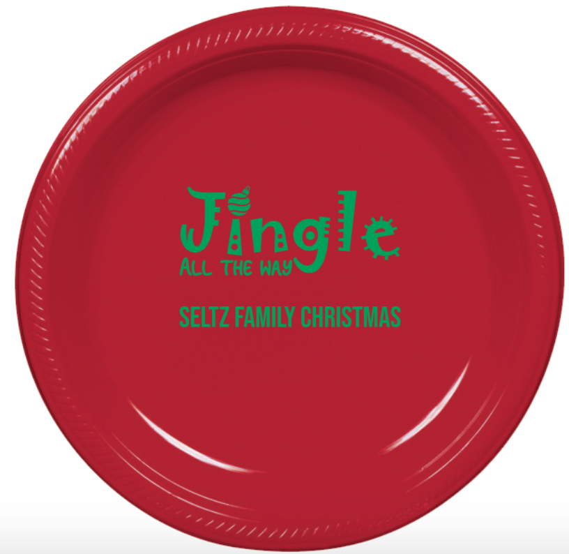 Personalized Plastic Plates | All Personalization